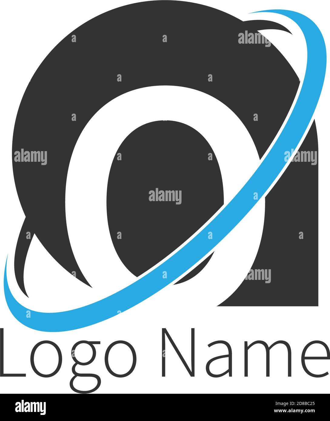Letter O circle icon Logo, design letter + icon circle concept ...