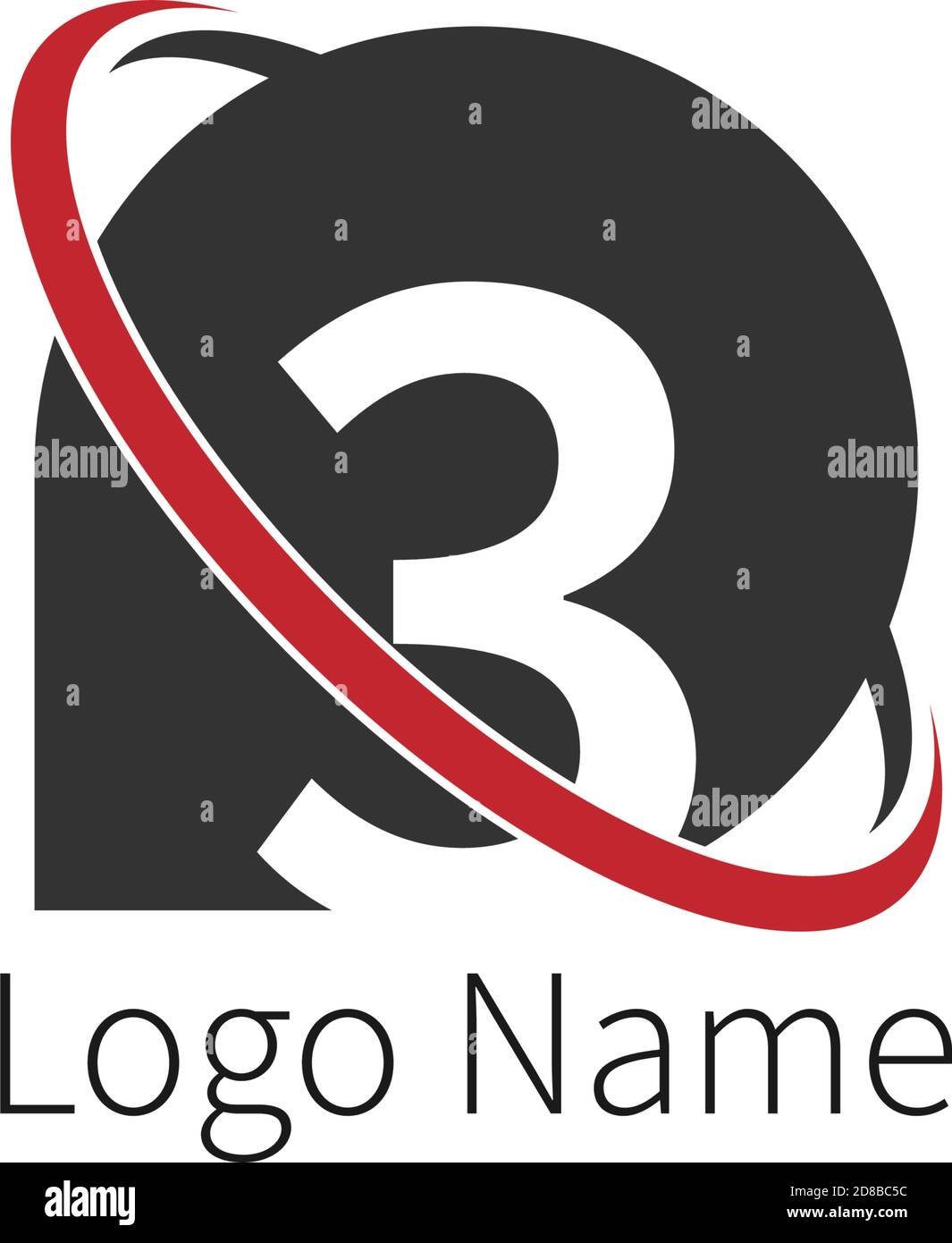 Number 3 circle icon Logo, design number + icon circle concept ...