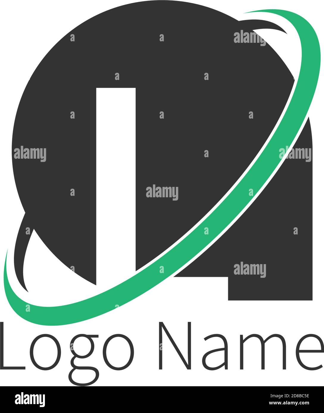 Letter L circle icon Logo, design letter + icon circle concept ...