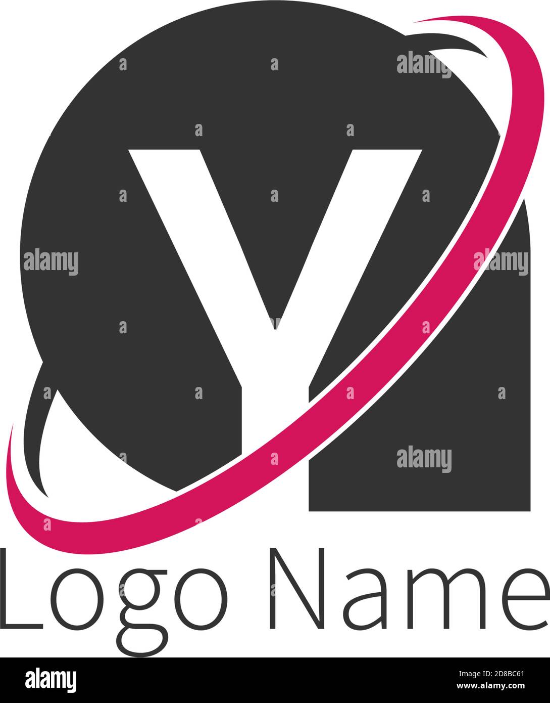 Letter Y circle icon Logo, design letter + icon circle concept ...