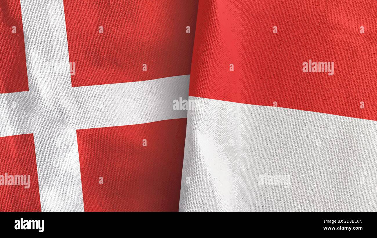 Indonesia denmark flag hi-res stock photography and images - Alamy