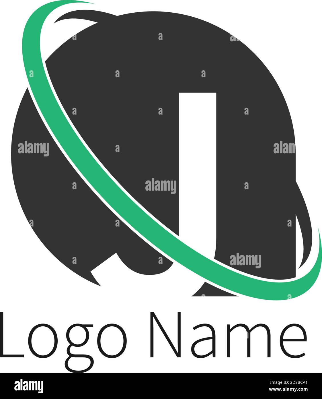 Letter J circle icon Logo, design letter + icon circle concept ...