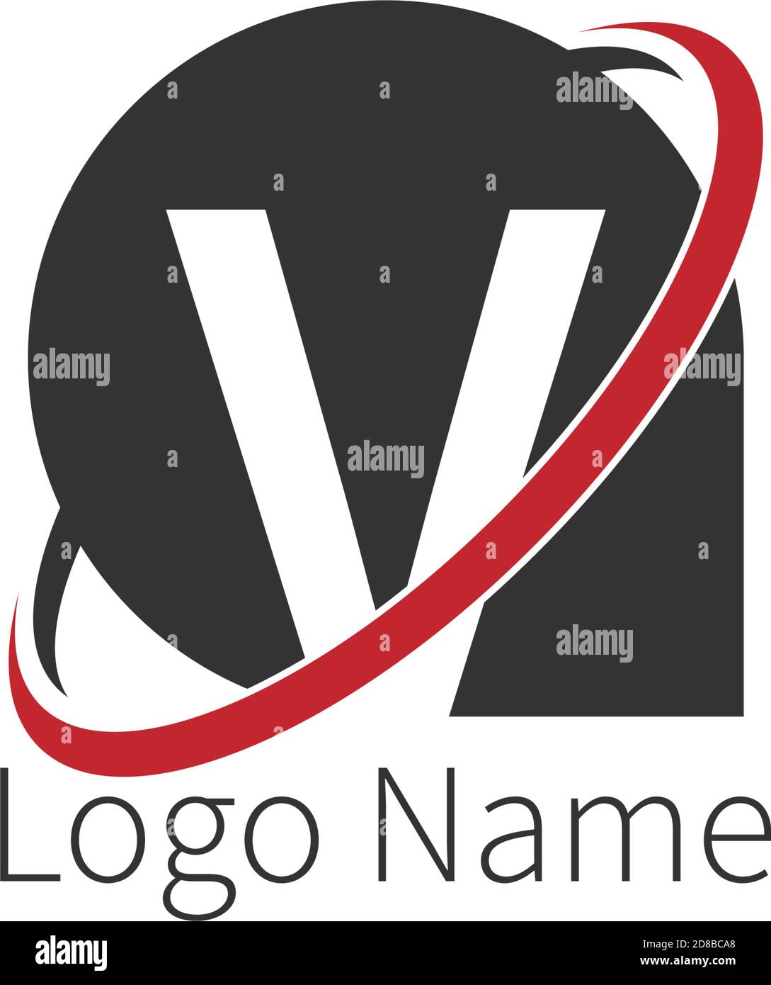 Letter V circle icon Logo, design letter + icon circle concept ...