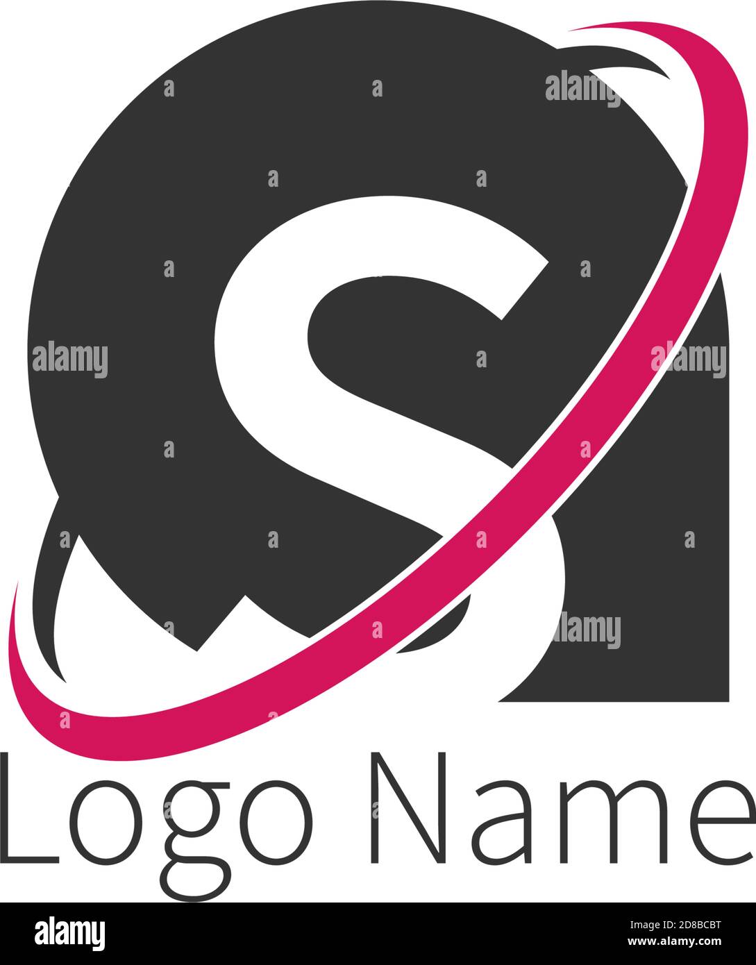 Letter S circle icon Logo, design letter + icon circle concept ...