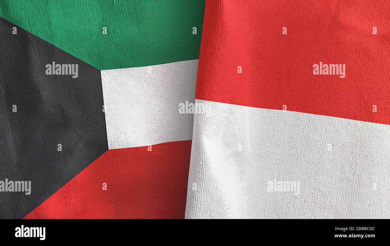 Kuwait indonesia flag hi-res stock photography and images - Alamy