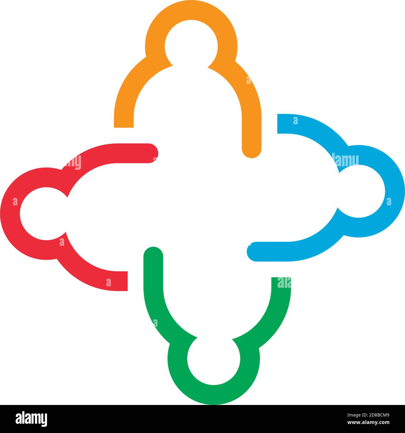 Collection of people icons in circle vector concept engagement hi-res ...