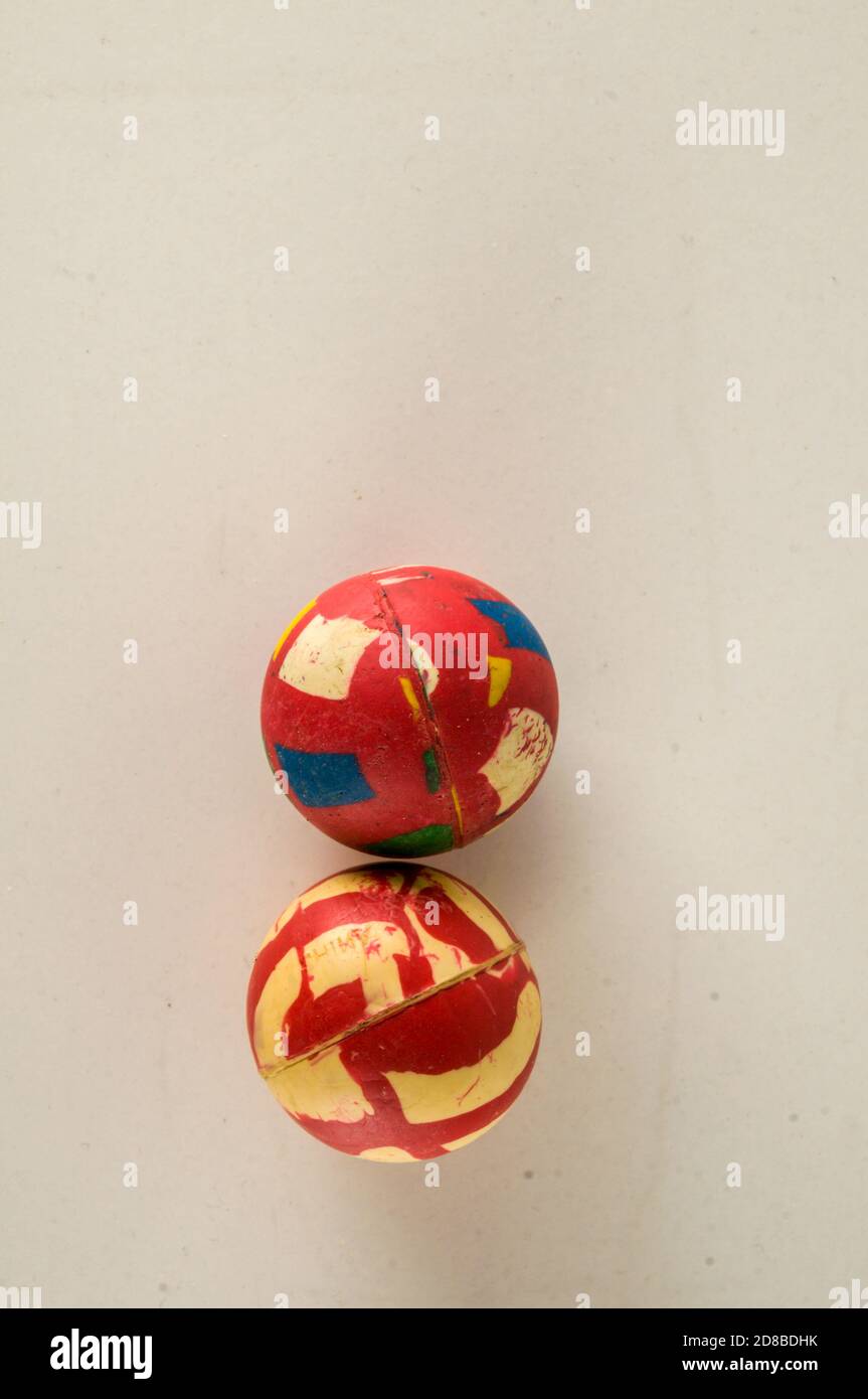 Close-up of rubber ball toy Stock Photo - Alamy