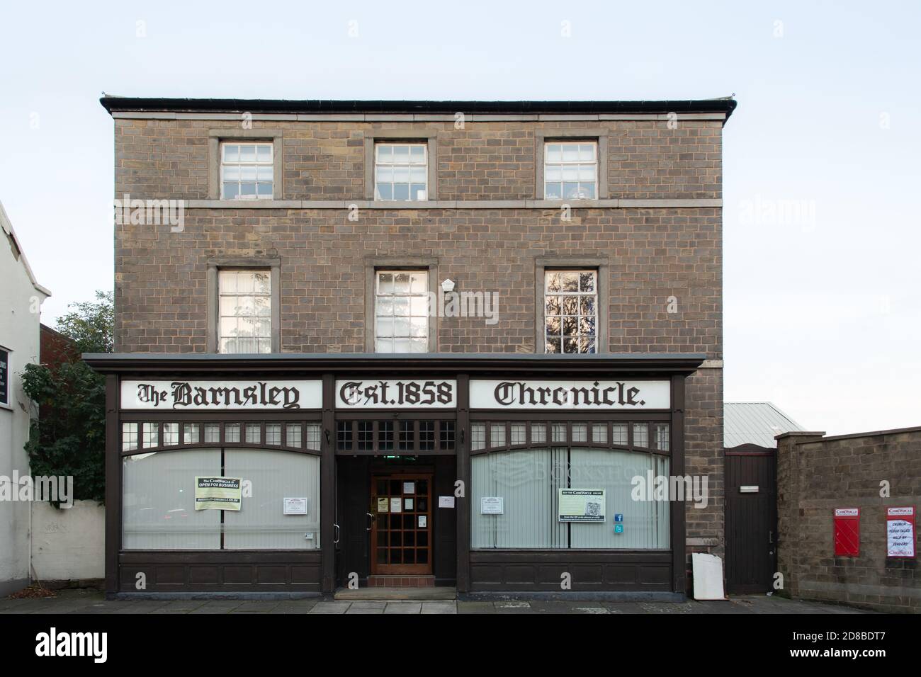 Headquarter building of the local The Barnsley Chronicle newspaper in ...