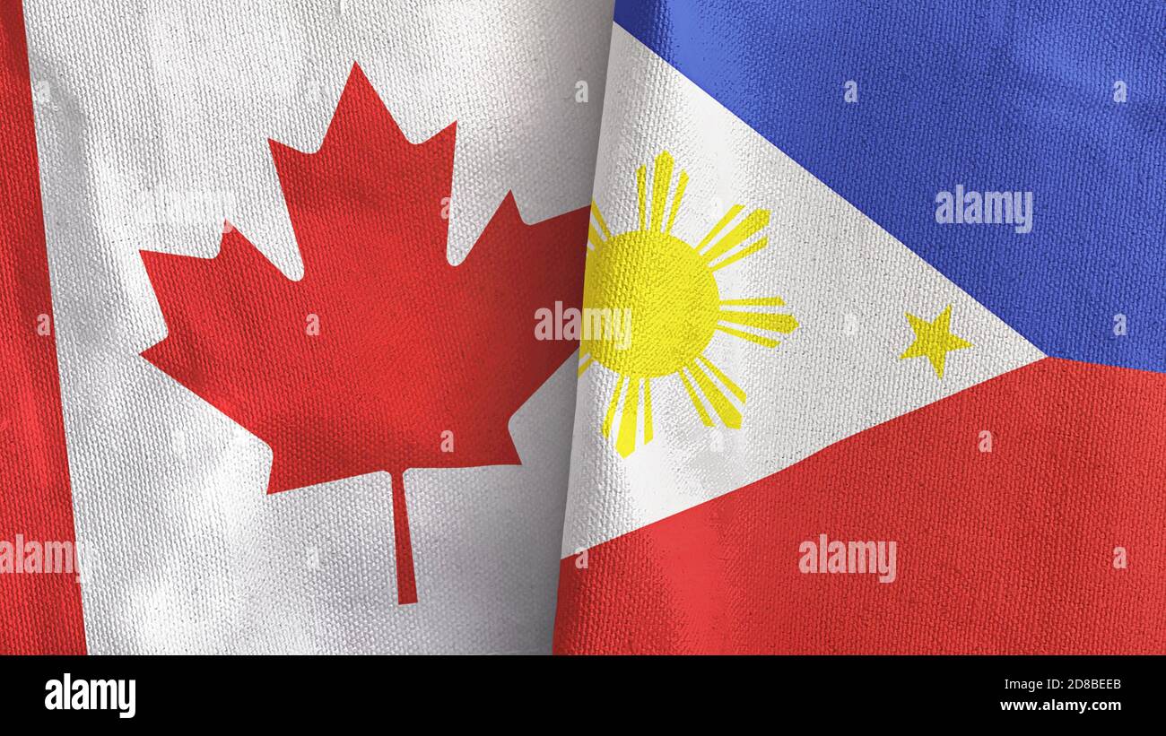 Canada philippines flag hi-res stock photography and images - Alamy
