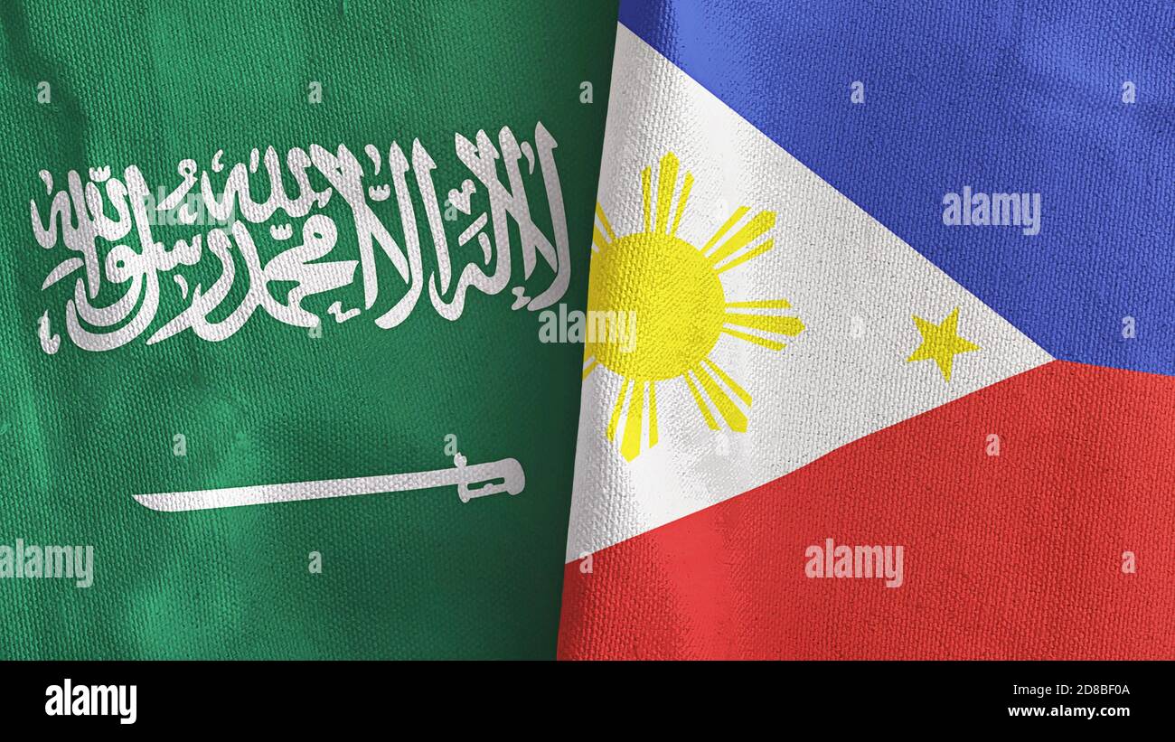 Saudi arabia philippines flag hi-res stock photography and images - Alamy