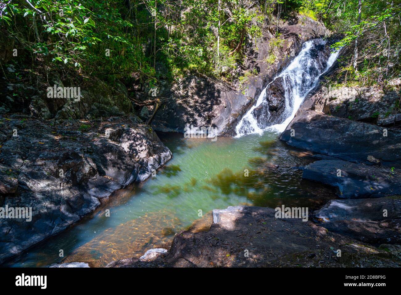 Dinner Falls, Mount Hypipamee, Atherton Tablelands, North Queensland ...