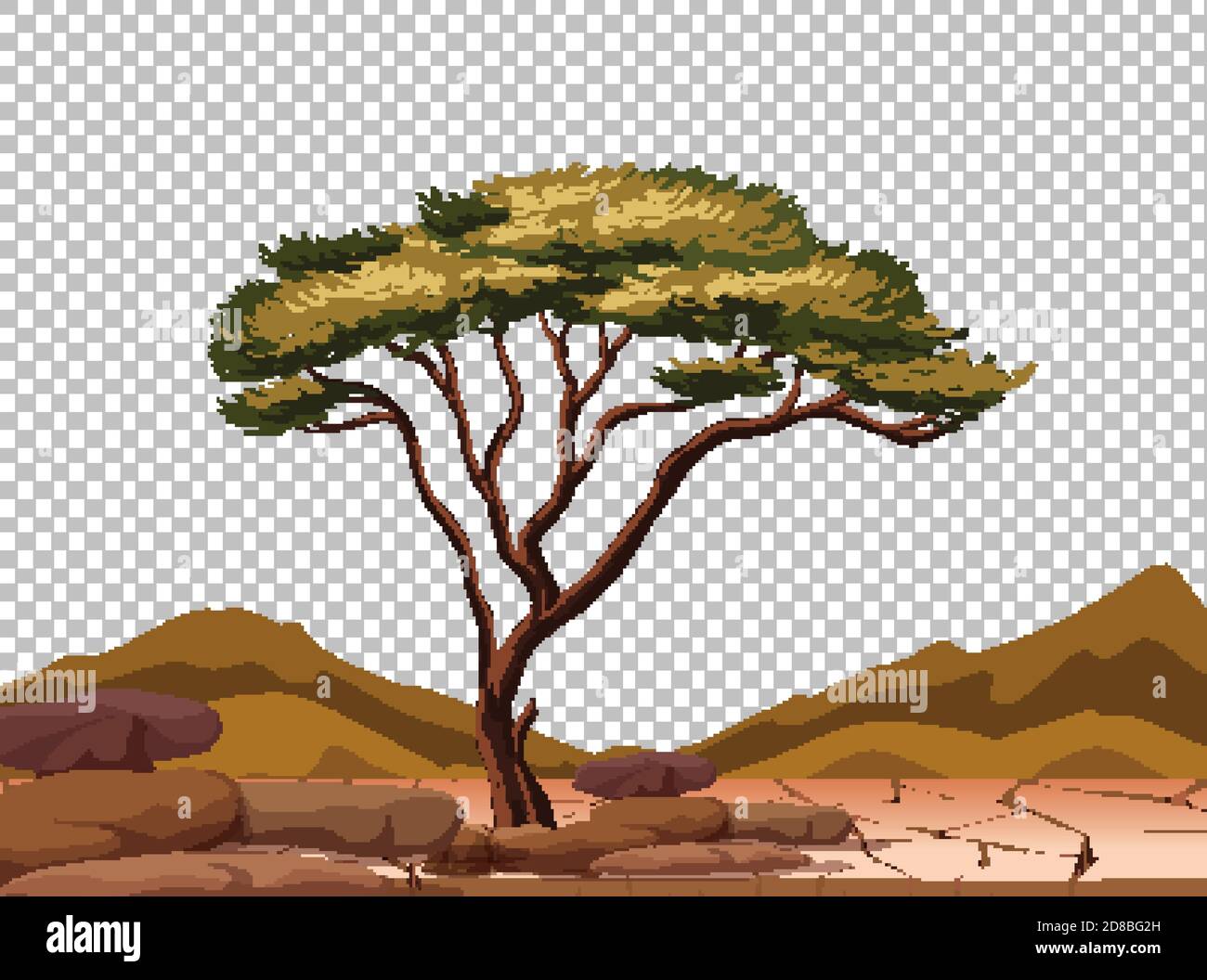 Nature outdoor landscape transparent background illustration Stock ...