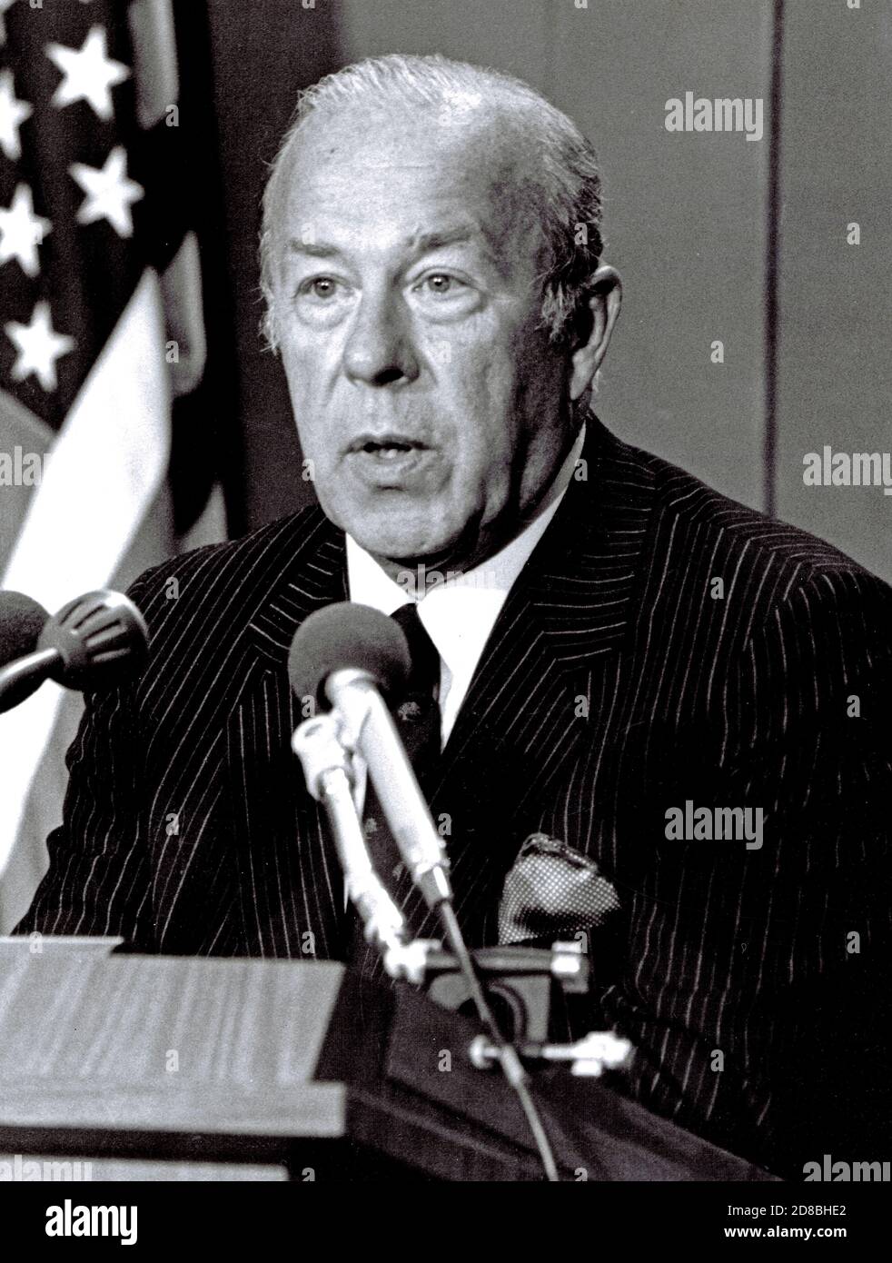United States Secretary of State George P. Shultz conducts his first ...