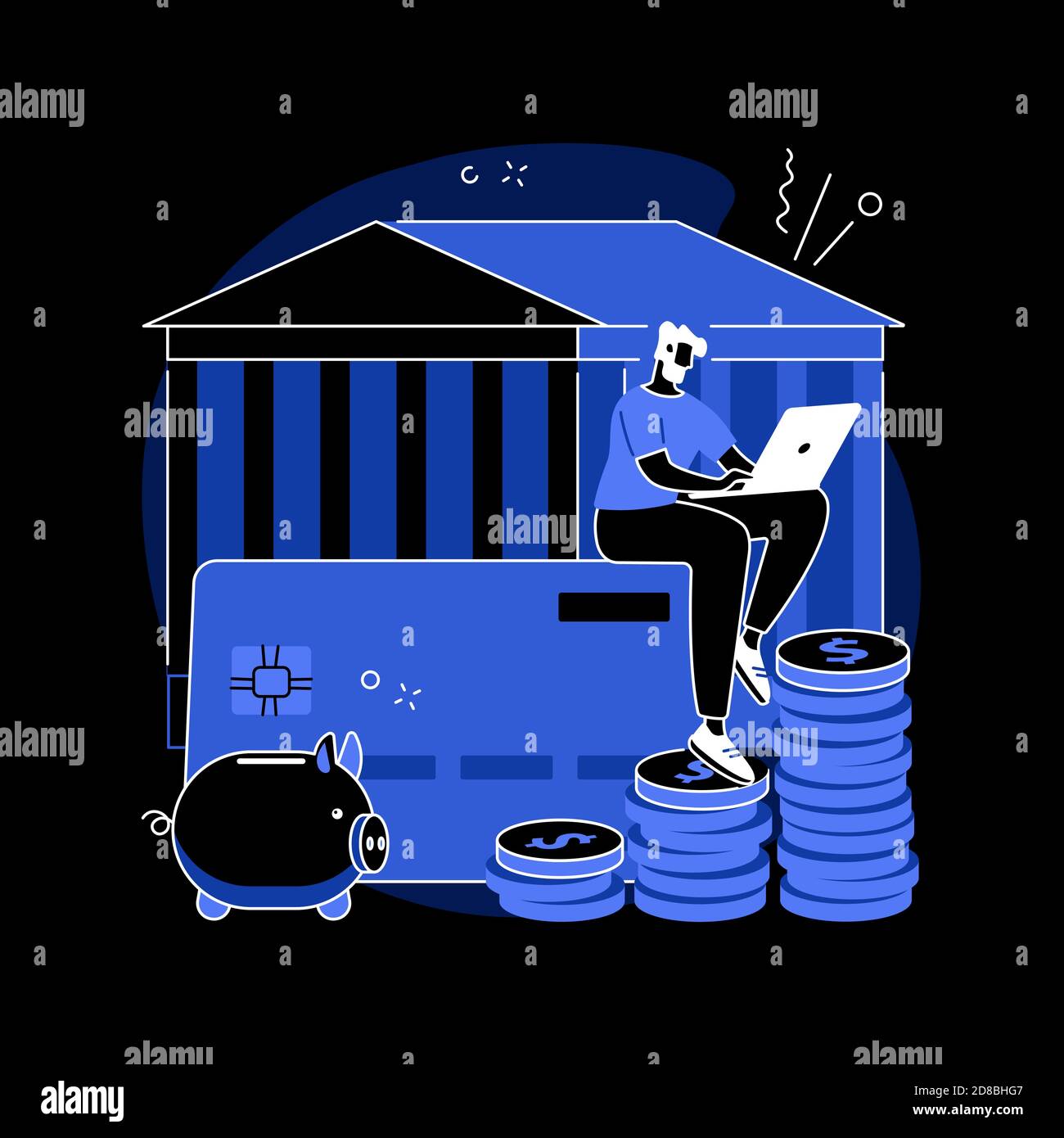 Night deposit Stock Vector Images - Alamy