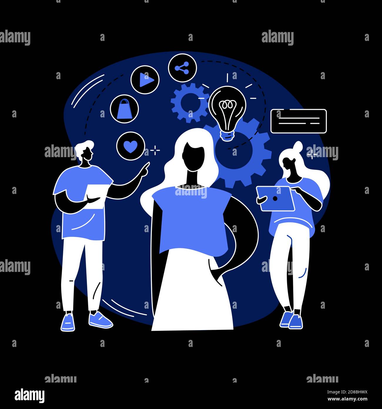 Consumer behaviour abstract concept vector illustration Stock Vector ... Consumer behaviour abstract concept vector illustration Stock Vector ...