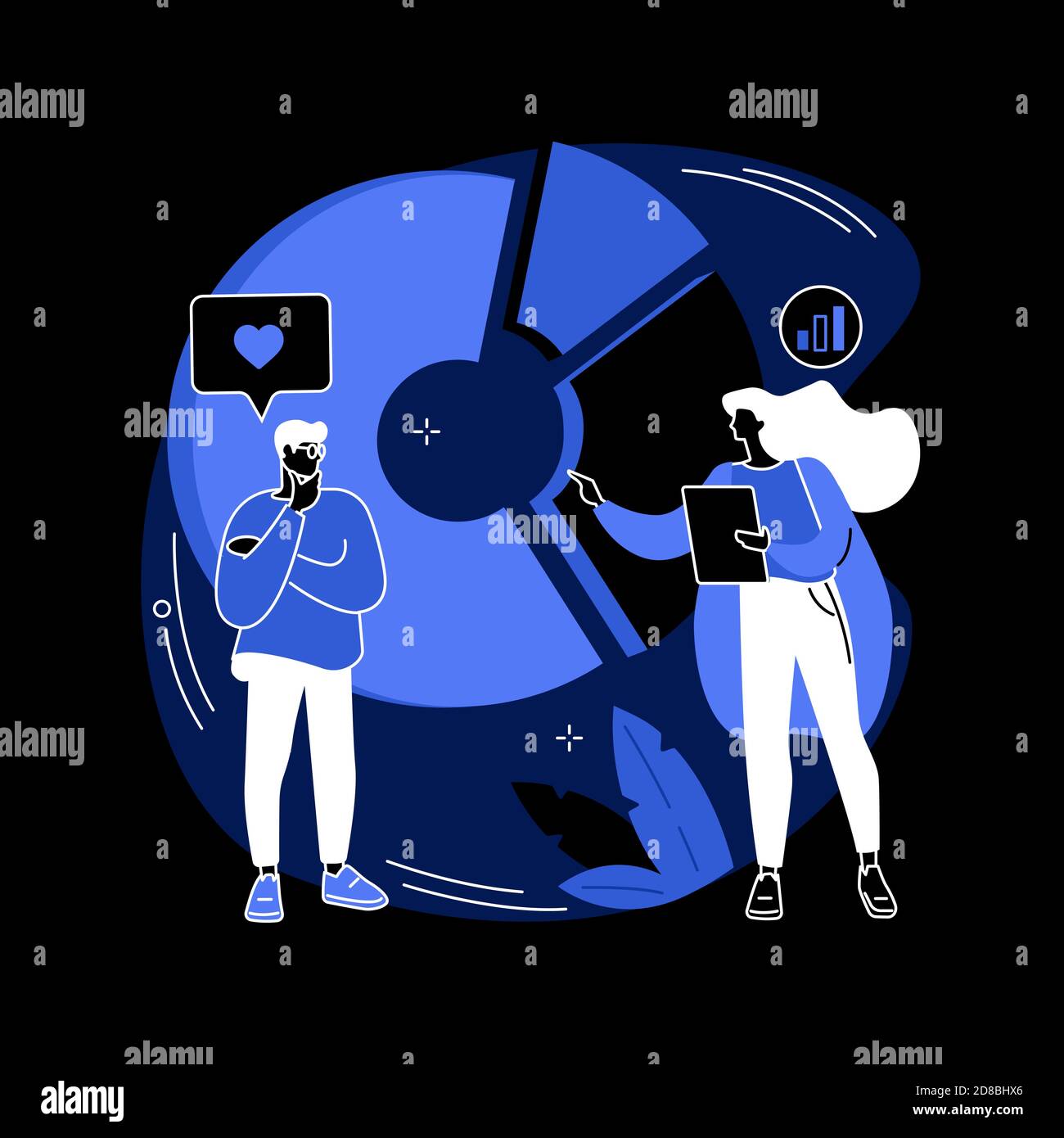 Competitor research abstract concept vector illustration Stock Vector ...