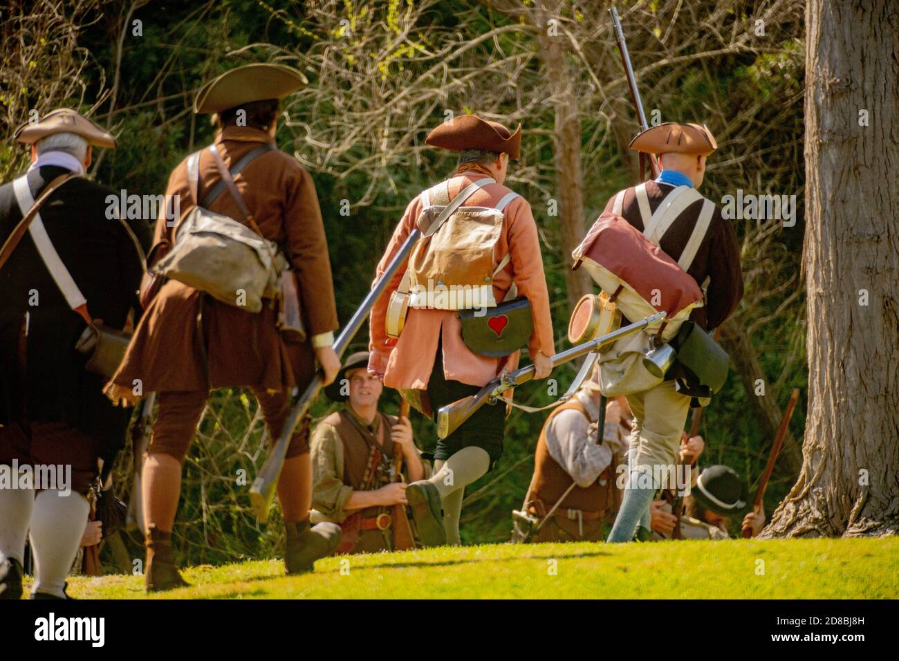 Rebel soldiers beat a hasty but temporary retreat at a historical ...