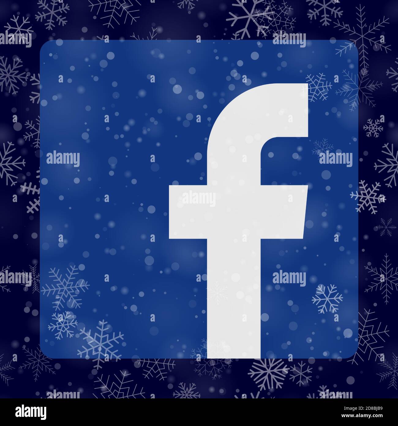 VORONEZH, RUSSIA - NOVEMBER 28, 2020: Facebook logo square icon on ...