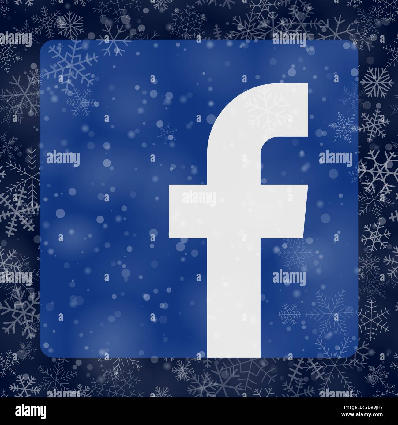 VORONEZH, RUSSIA - NOVEMBER 28, 2020: Facebook logo square icon on ...