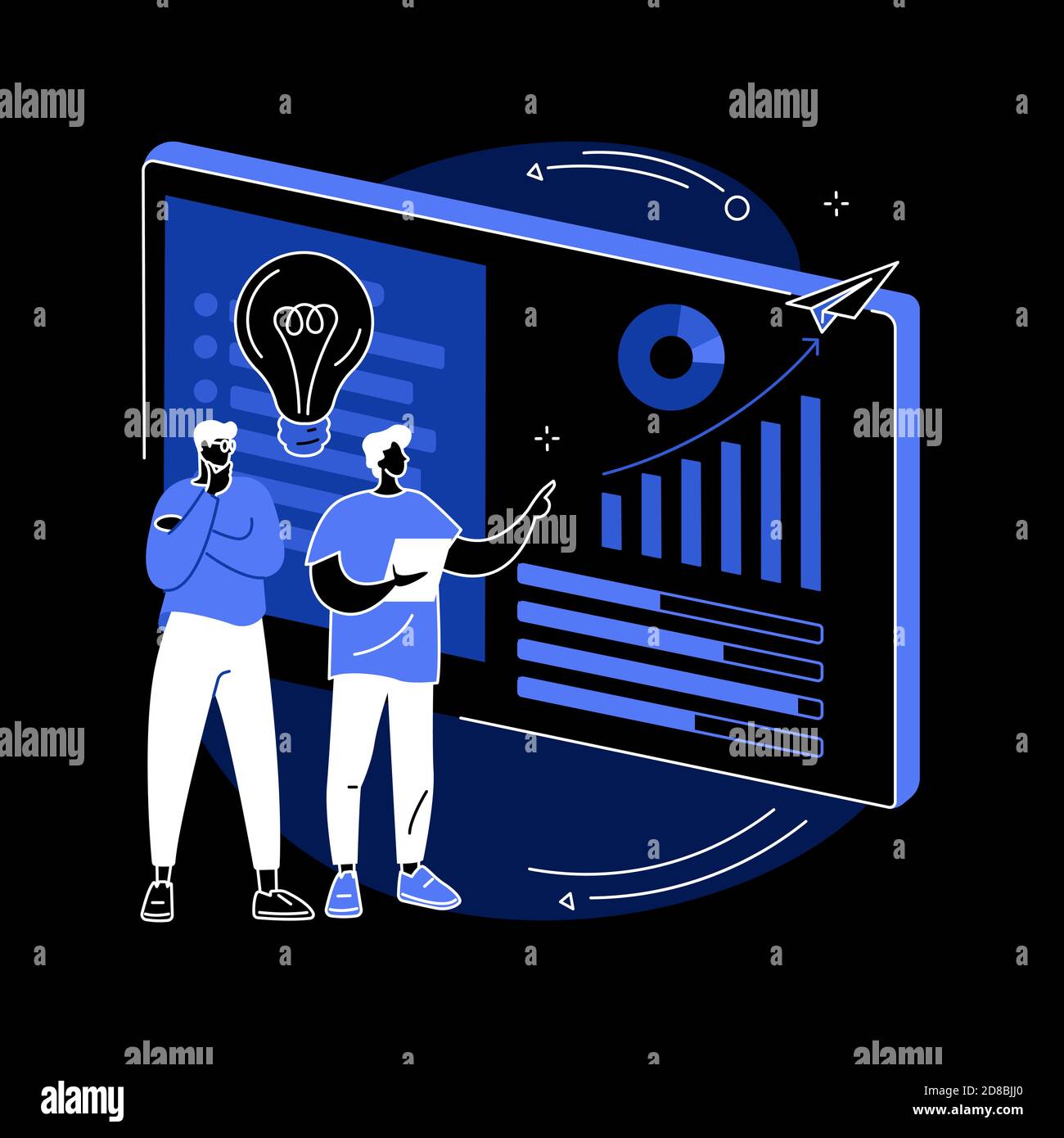 Digital strategy abstract concept vector illustration Stock Vector ...