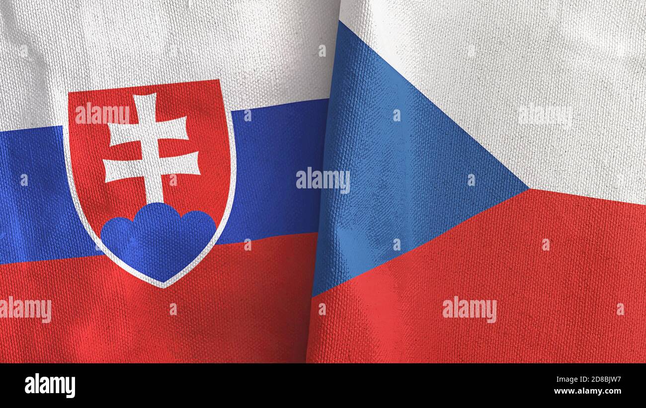 Czech republic and slovakia flag hi-res stock photography and images ...