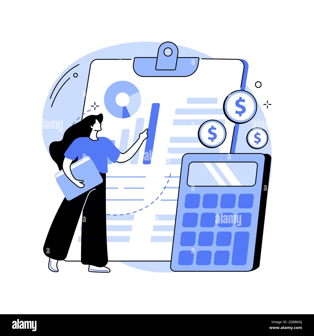 Income statement abstract concept vector illustration Stock Vector ...