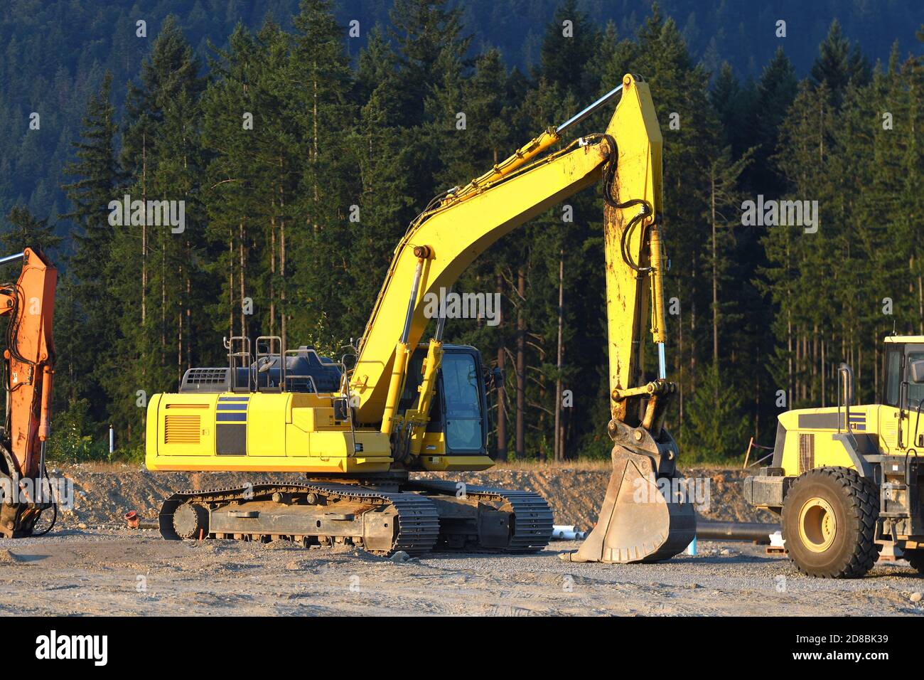 Construction machinery blue dump hi-res stock photography and images ...
