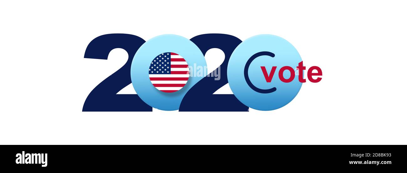 2020 presidential election political campaign banner Cut Out Stock ...