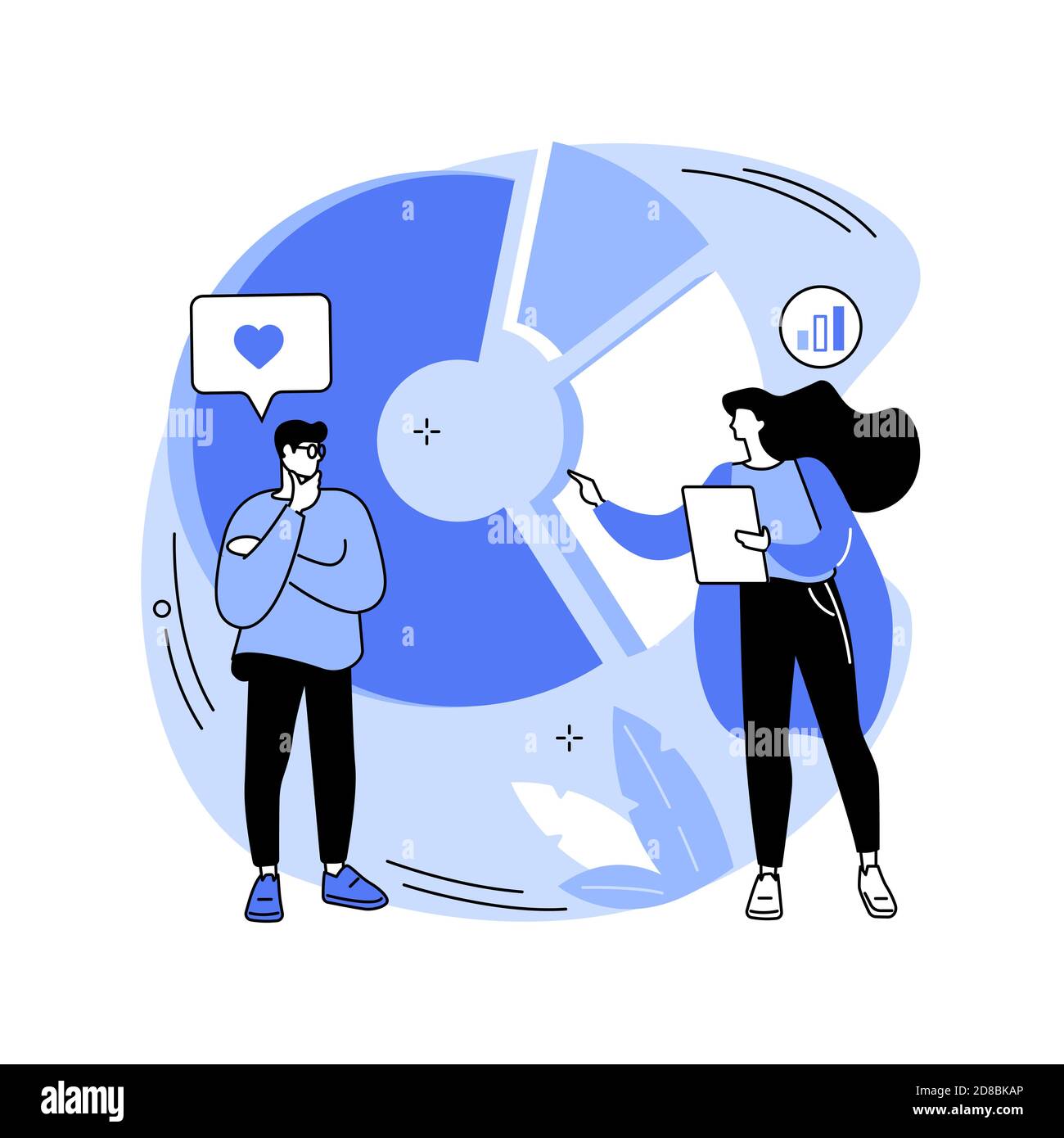 Competitor research abstract concept vector illustration Stock Vector ...