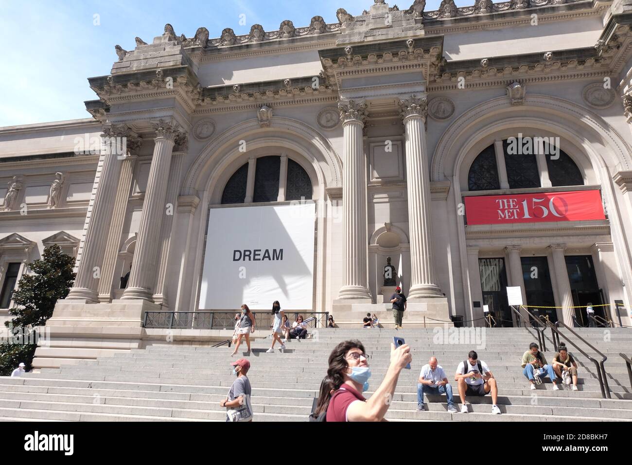 the metropolitan museum of art re-opens during the pandemic end of aug ...