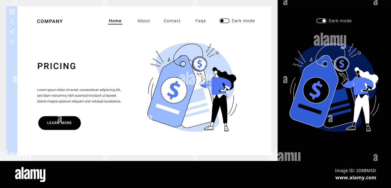 Pricing vector hi-res stock photography and images - Alamy