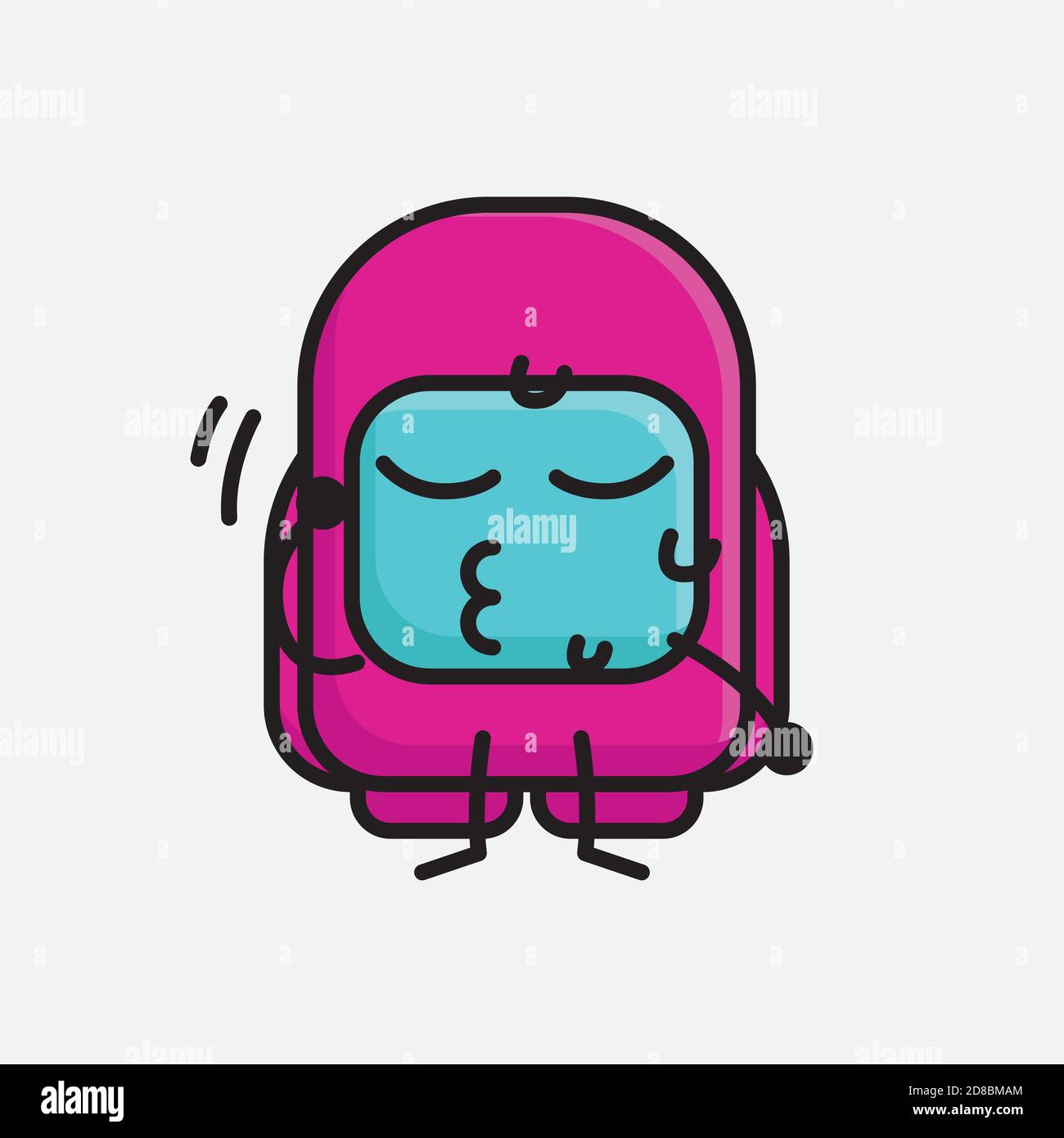 An illustration of Cute Pink Astronaut Vector Character Stock Vector ...