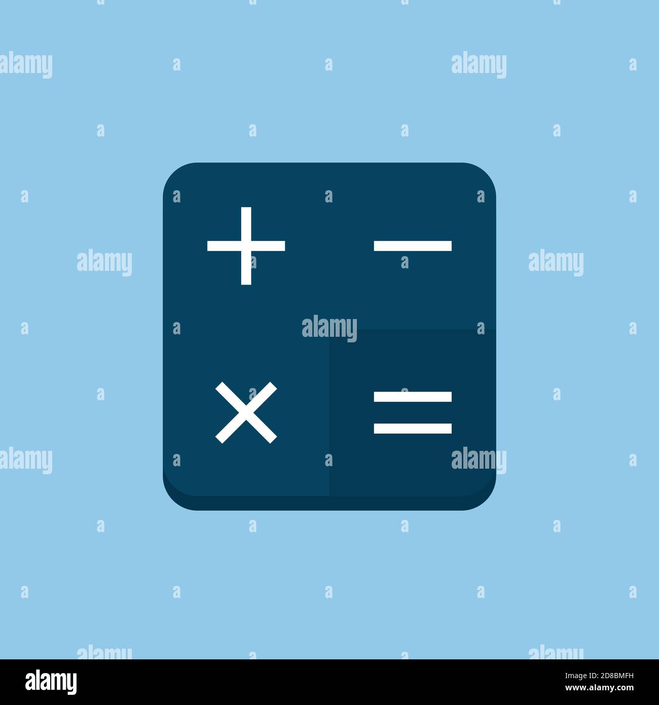 Count calculator Stock Vector Images - Alamy