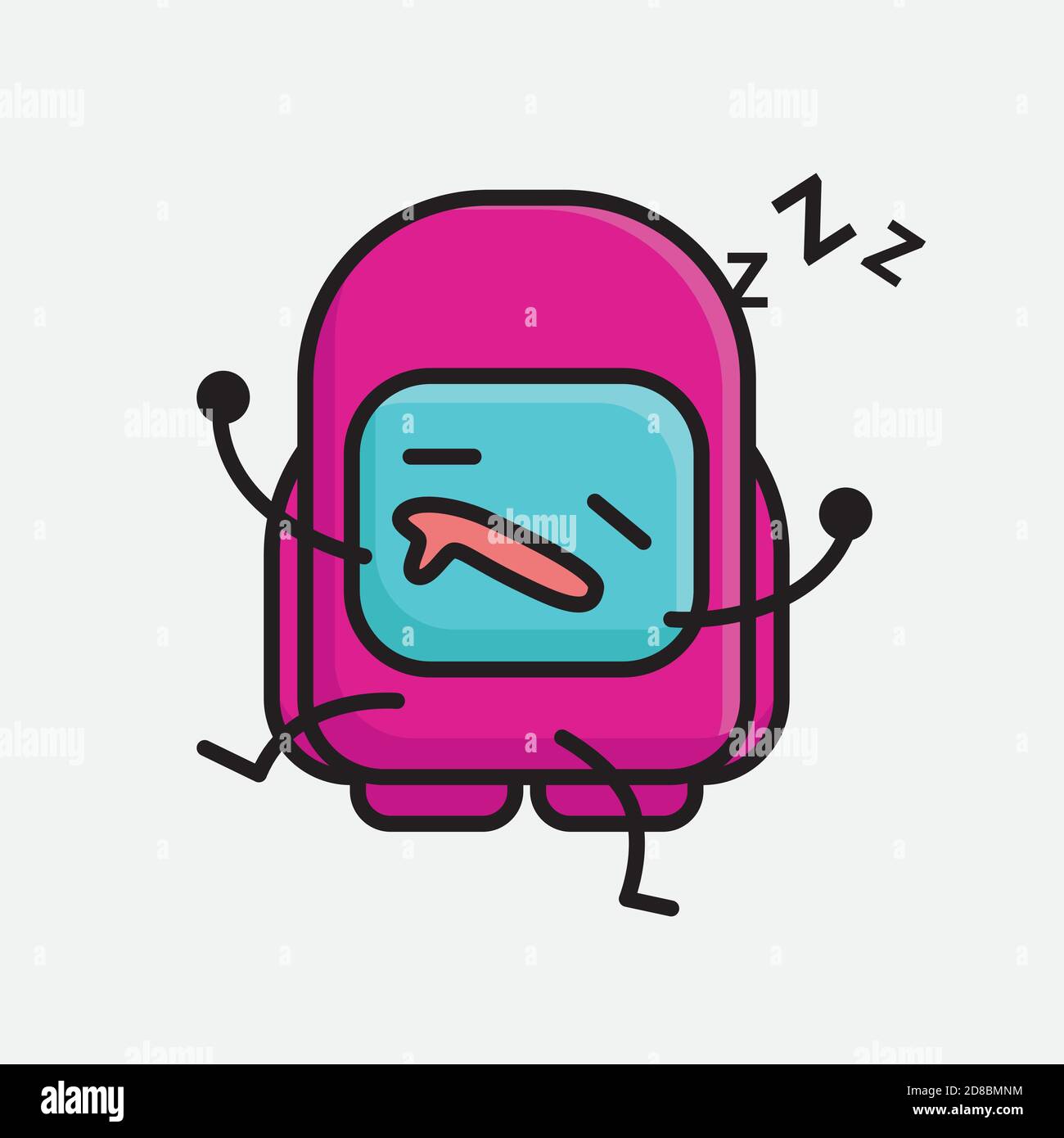 An illustration of Cute Pink Astronaut Vector Character Stock Vector ...