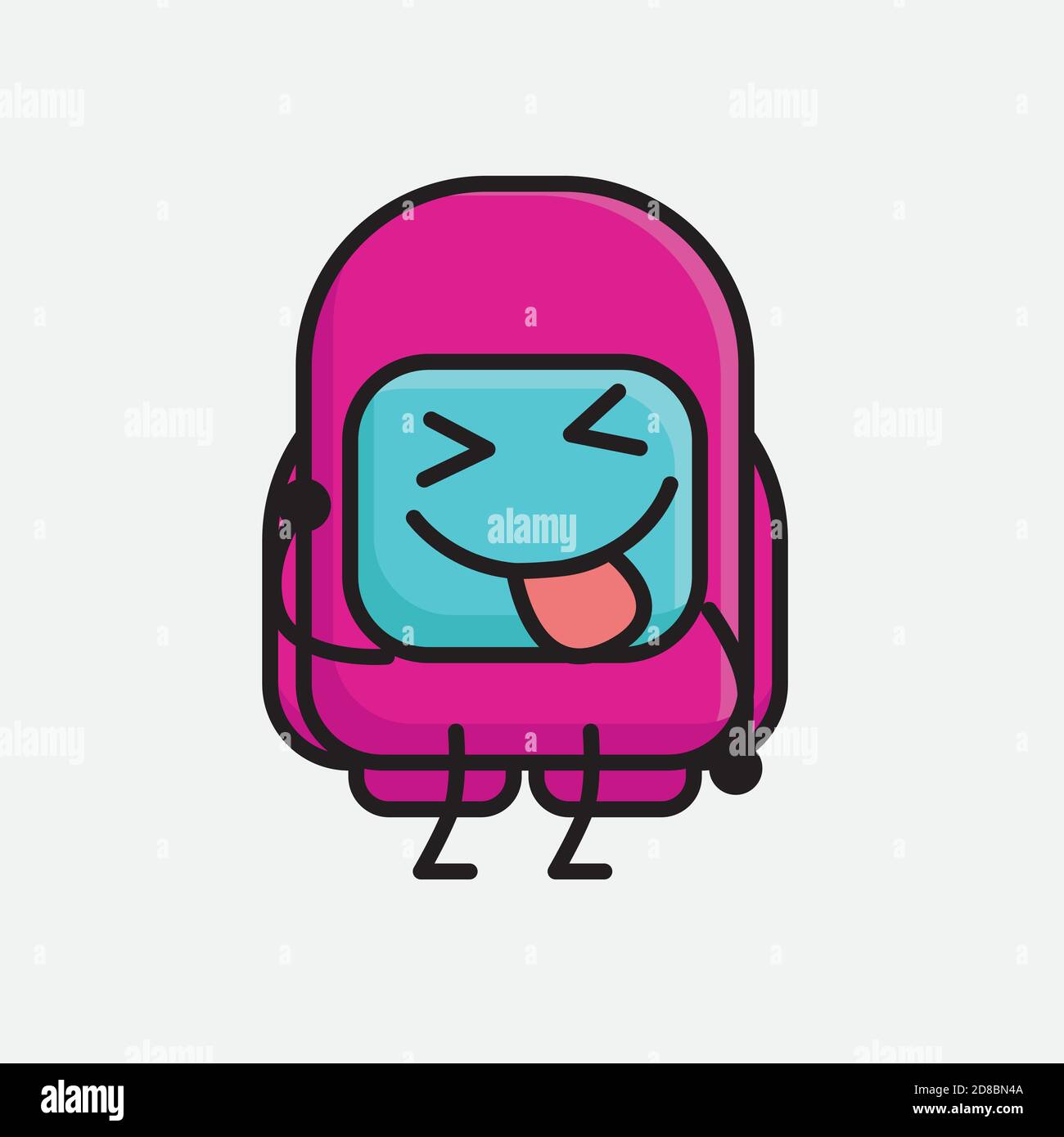 An illustration of Cute Pink Astronaut Vector Character Stock Vector ...