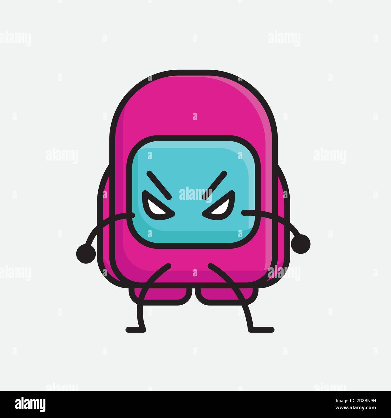 An illustration of Cute Pink Astronaut Vector Character Stock Vector ...