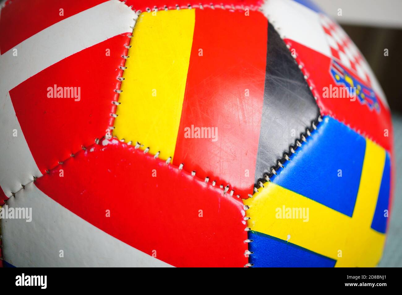 Decorative national flags different countries hi-res stock photography ...