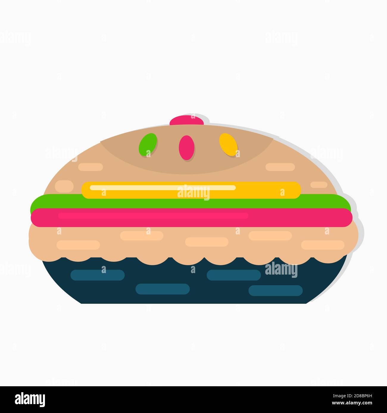 Concept apple pie Stock Vector Images - Alamy