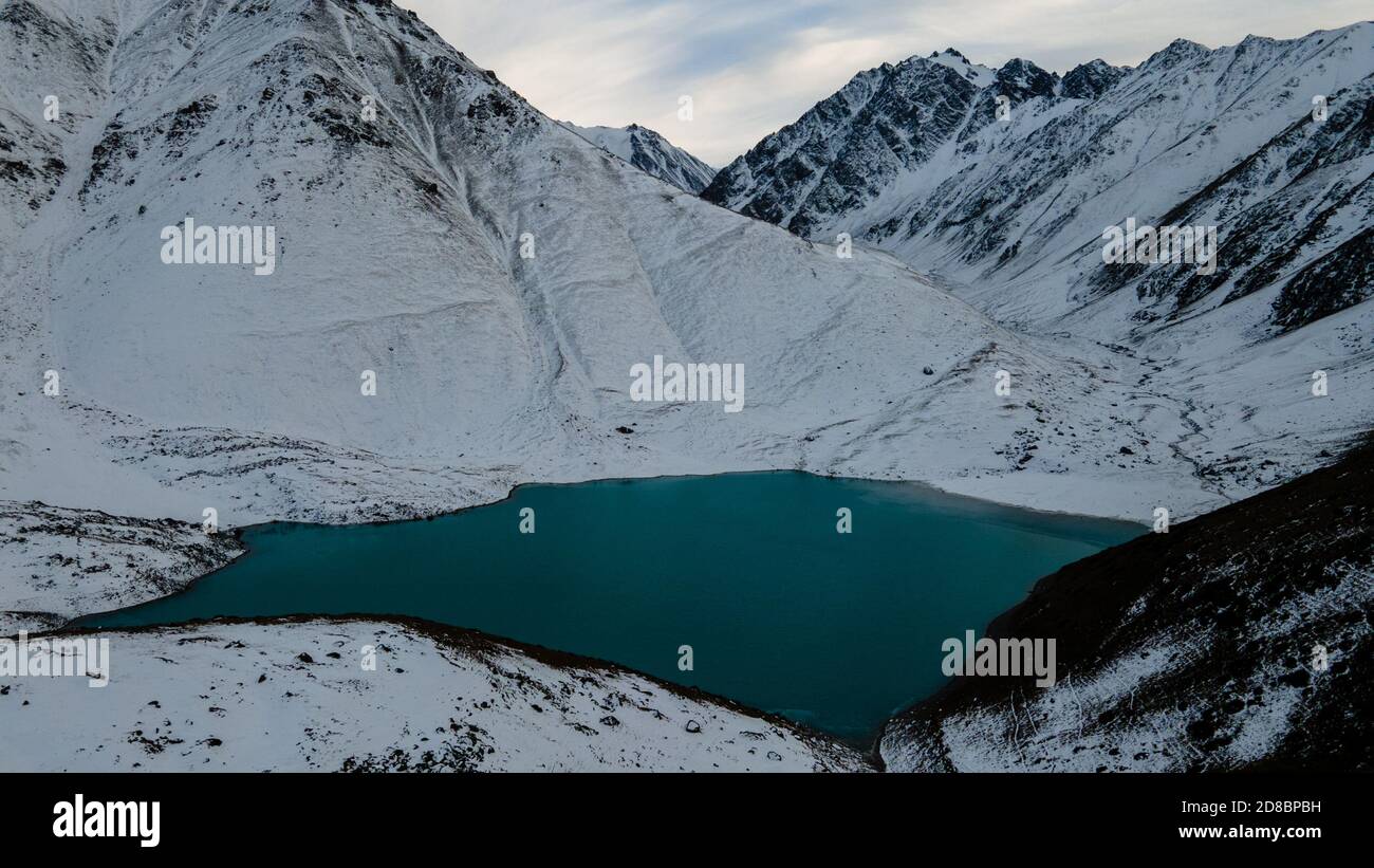 Trekking to Kol Tor Lake in Kyrgyzstan's Chuy Oblast Stock Photo - Alamy