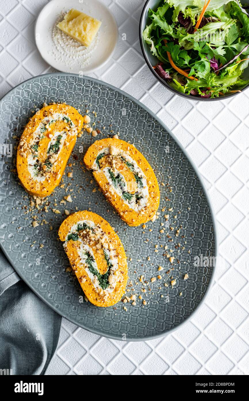 Savoury roulade hi-res stock photography and images - Alamy