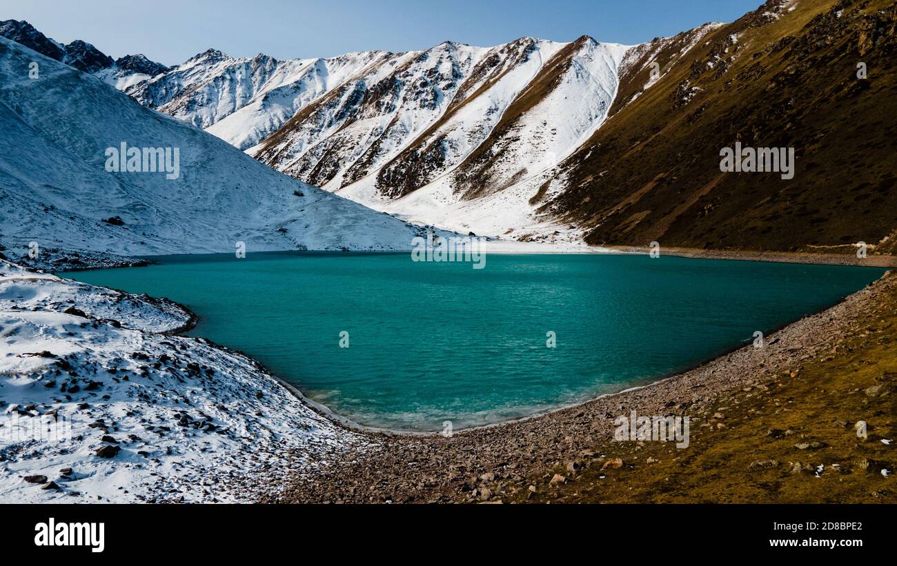 Trekking to Kol Tor Lake in Kyrgyzstan's Chuy Oblast Stock Photo - Alamy