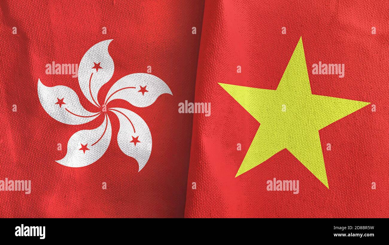 Vietnam hong kong flag hi-res stock photography and images - Alamy