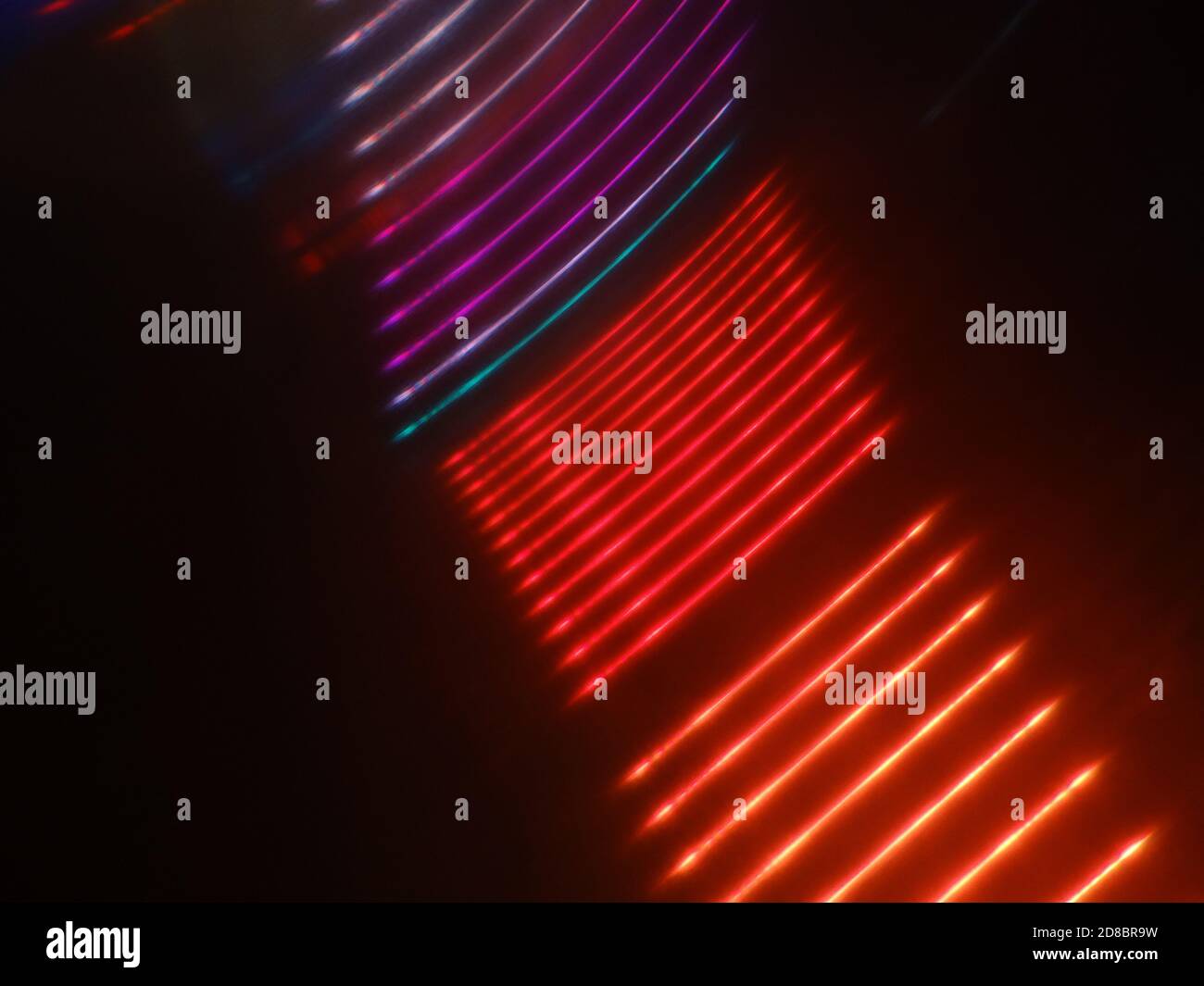 Colorful laser light lines Stock Photo - Alamy
