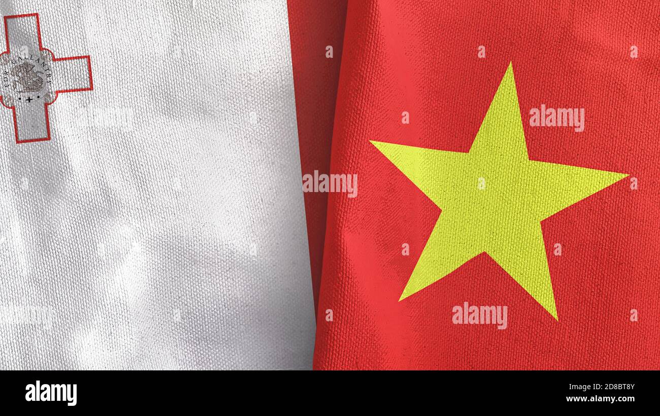Vietnam malta flag hi-res stock photography and images - Alamy