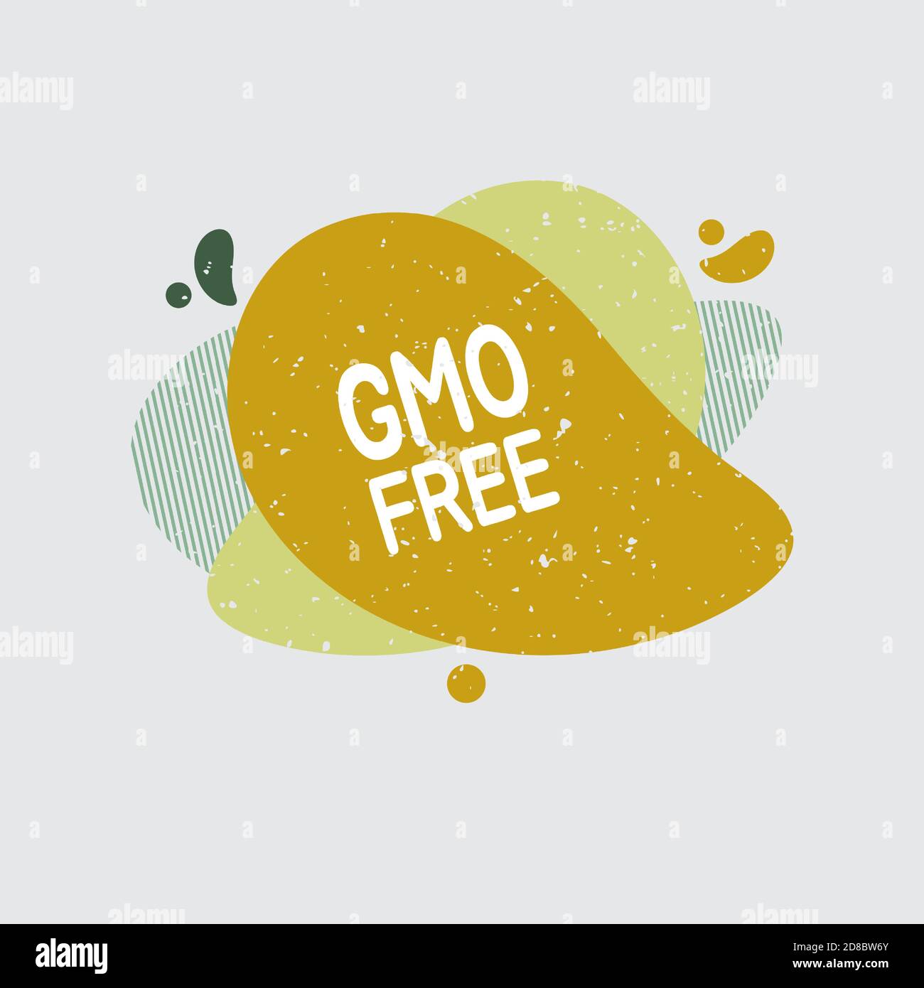 Gmo free icon. Food badge contains no gmo label for healthy food ...
