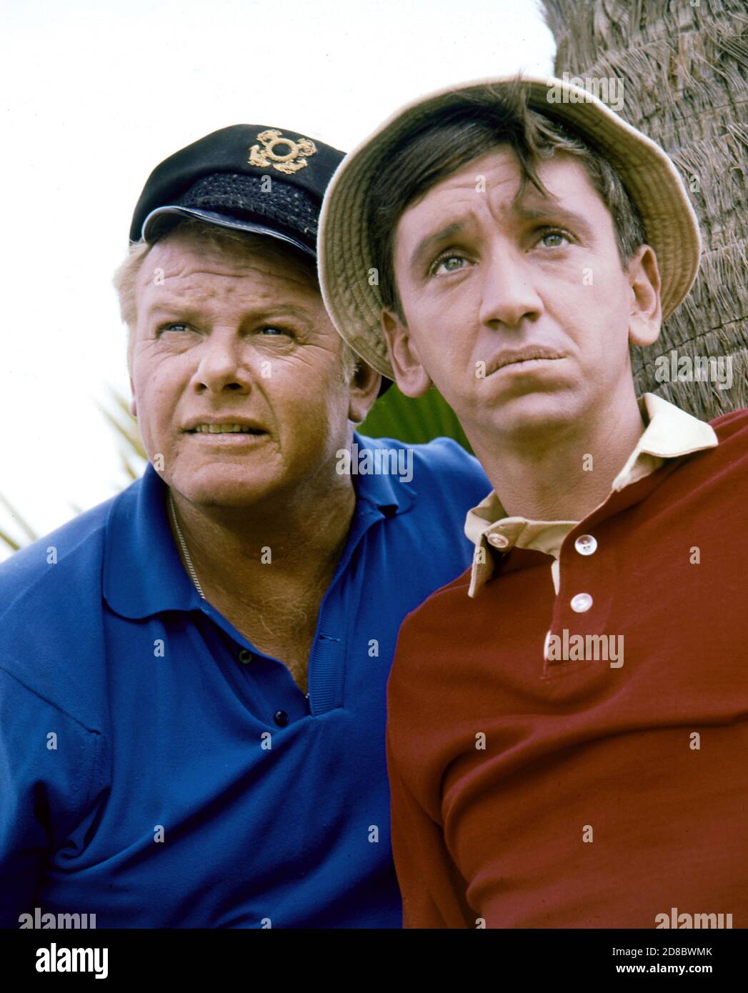 Alan Hale Jr., Bob Denver, "Gilligan's Island" TV series, circa 1965 ...
