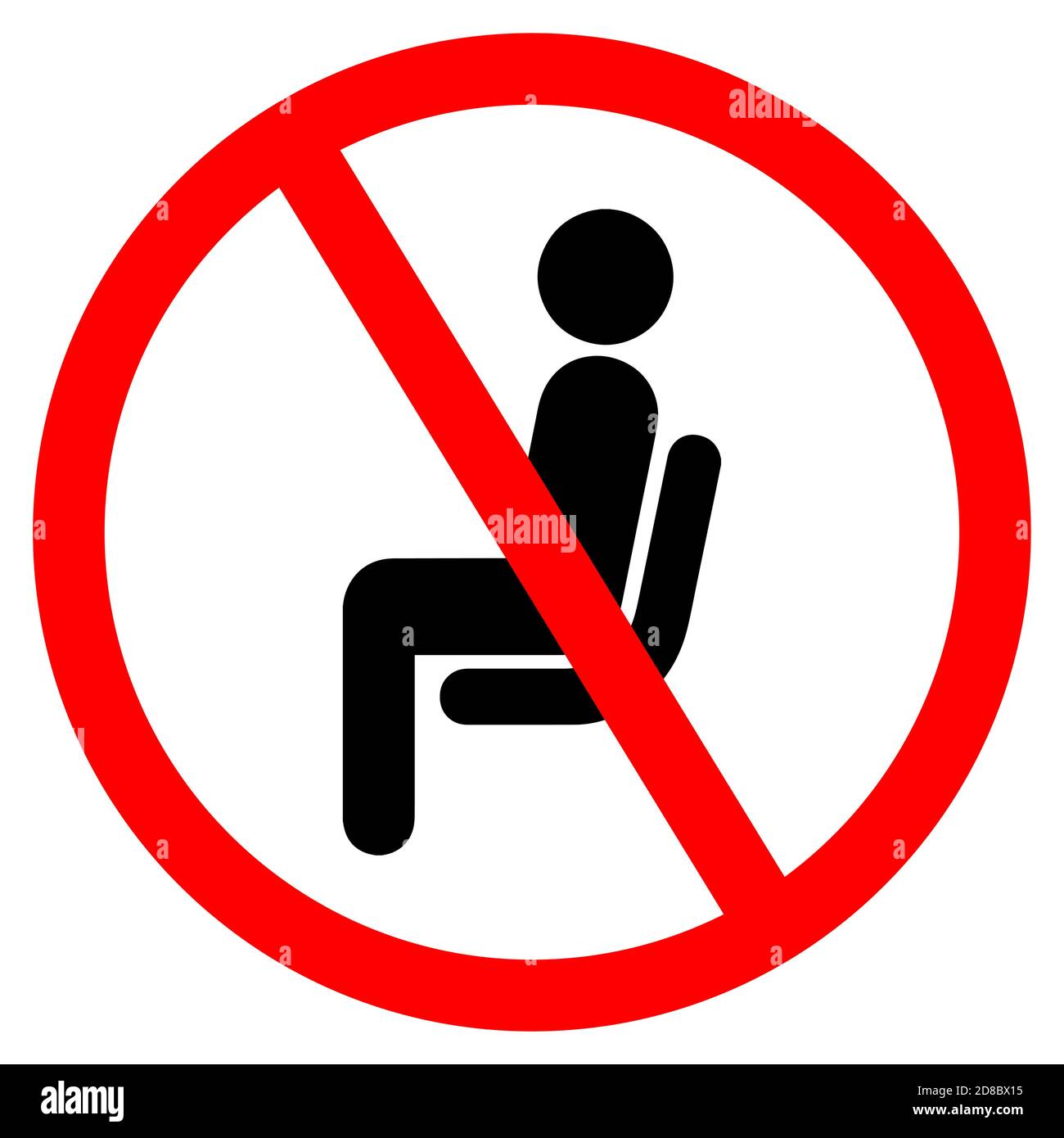 Please dont sit here hi-res stock photography and images - Alamy