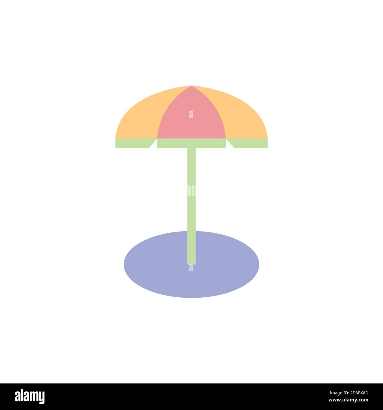 Umbrella Summer Clipart Vector Design Stock Vector Image & Art - Alamy