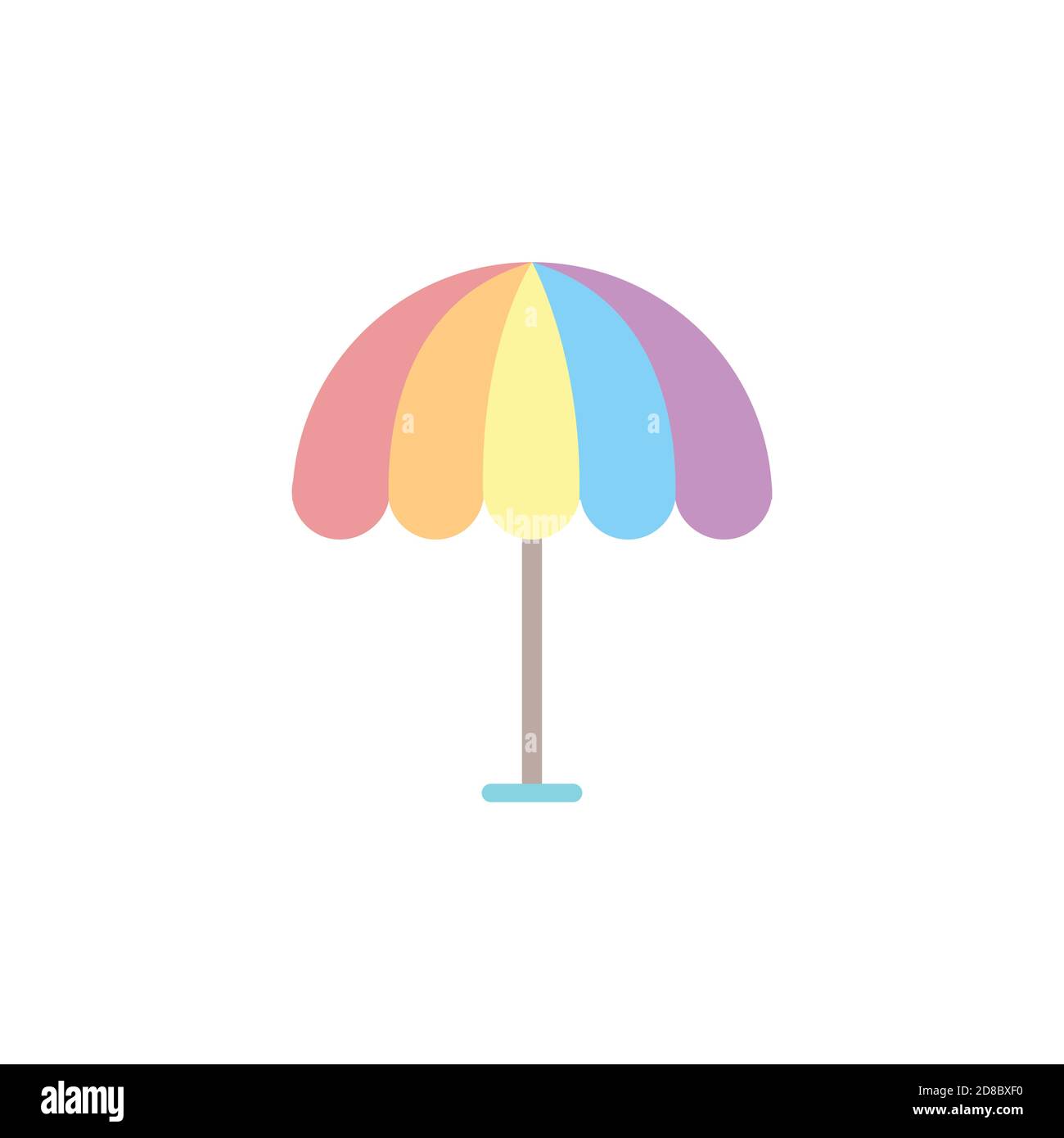 Umbrella Summer Clipart Vector Design Stock Vector Image & Art - Alamy