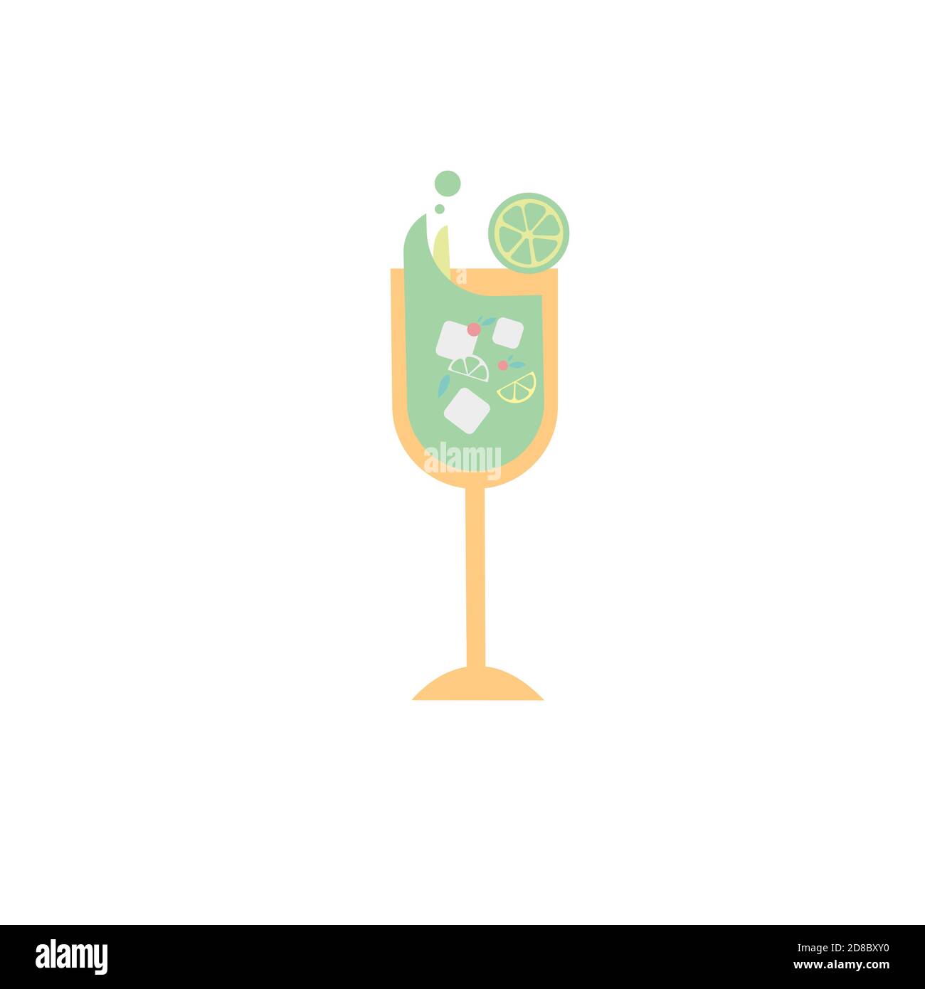 Summer Juice Drink Icon Clipart Vector Design Stock Vector Image & Art ...